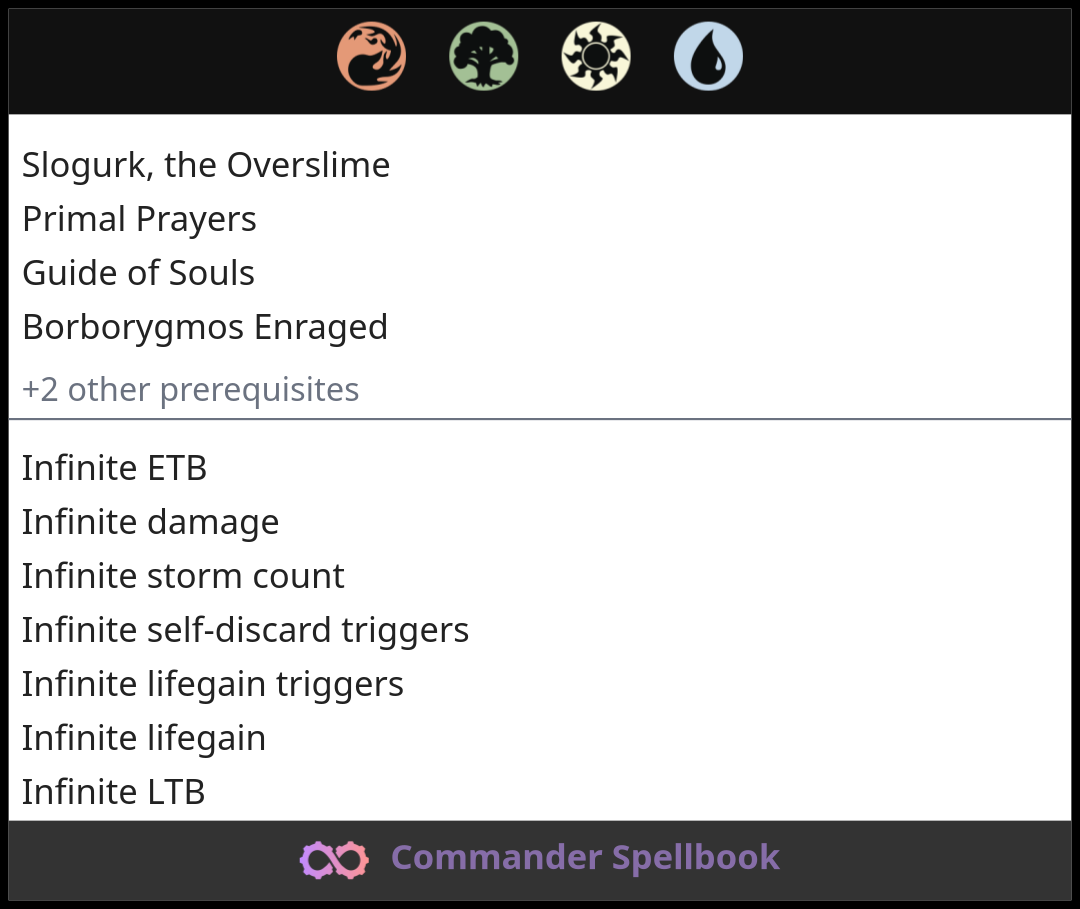 Slogurk, the Overslime | Primal Prayers | Guide of Souls (and one other ...