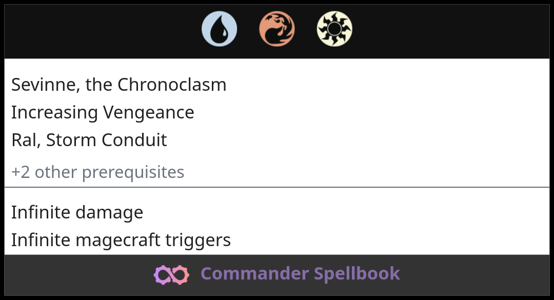Sevinne, the Chronoclasm | Increasing Vengeance | Ral, Storm Conduit