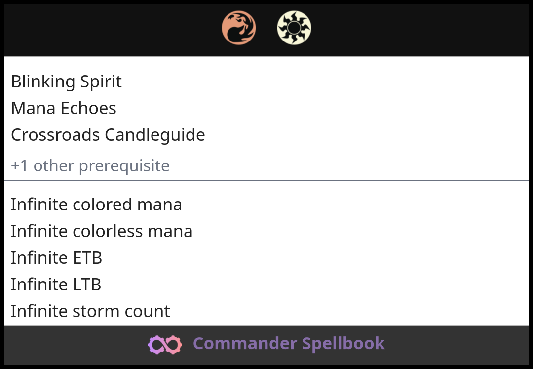 Blinking Spirit | Mana Echoes | Crossroads Candleguide