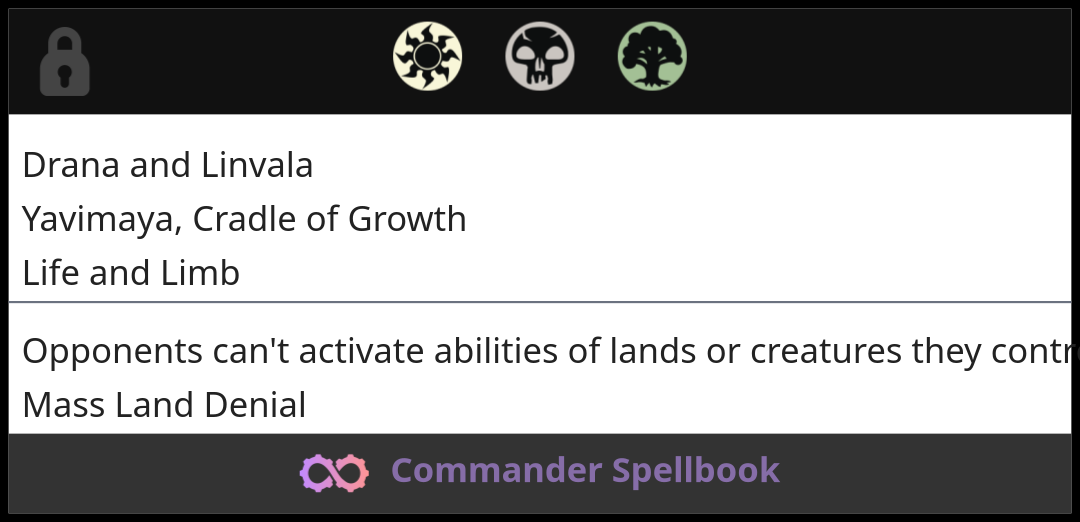 Drana and Linvala | Yavimaya, Cradle of Growth | Life and Limb