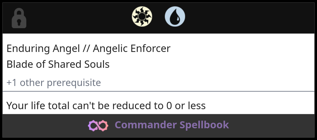 Enduring Angel // Angelic Enforcer | Blade of Shared Souls