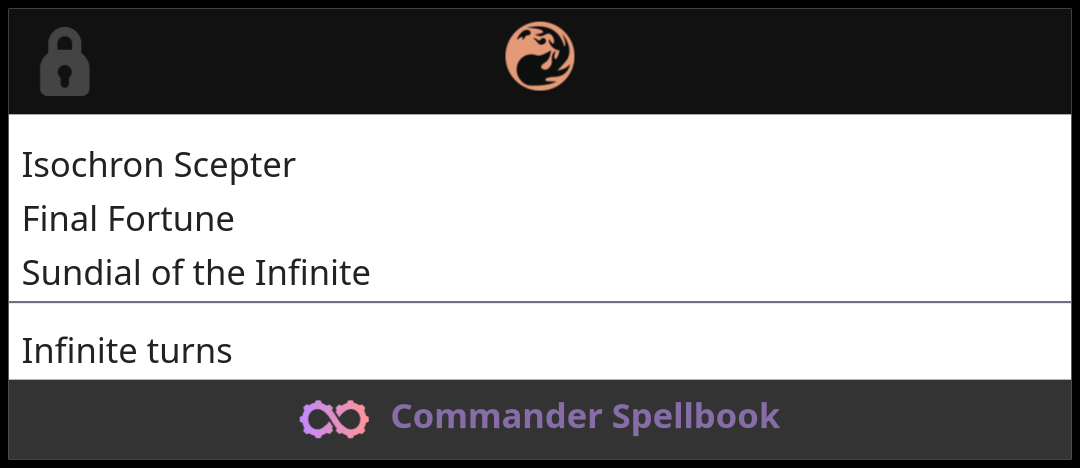 Isochron Scepter | Final Fortune | Sundial of the Infinite