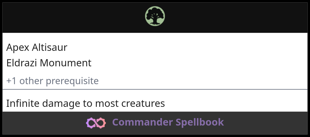Apex Altisaur | Eldrazi Monument