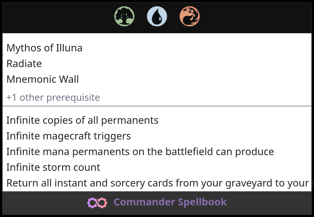 Mythos of Illuna | Radiate | Mnemonic Wall