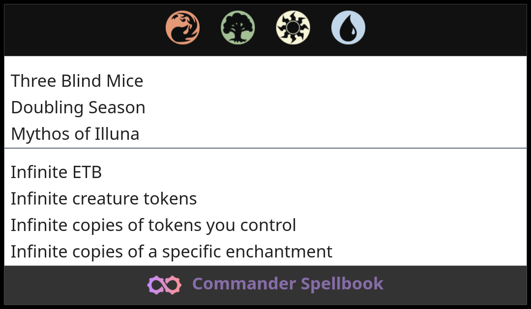 Three Blind Mice | Doubling Season | Mythos of Illuna