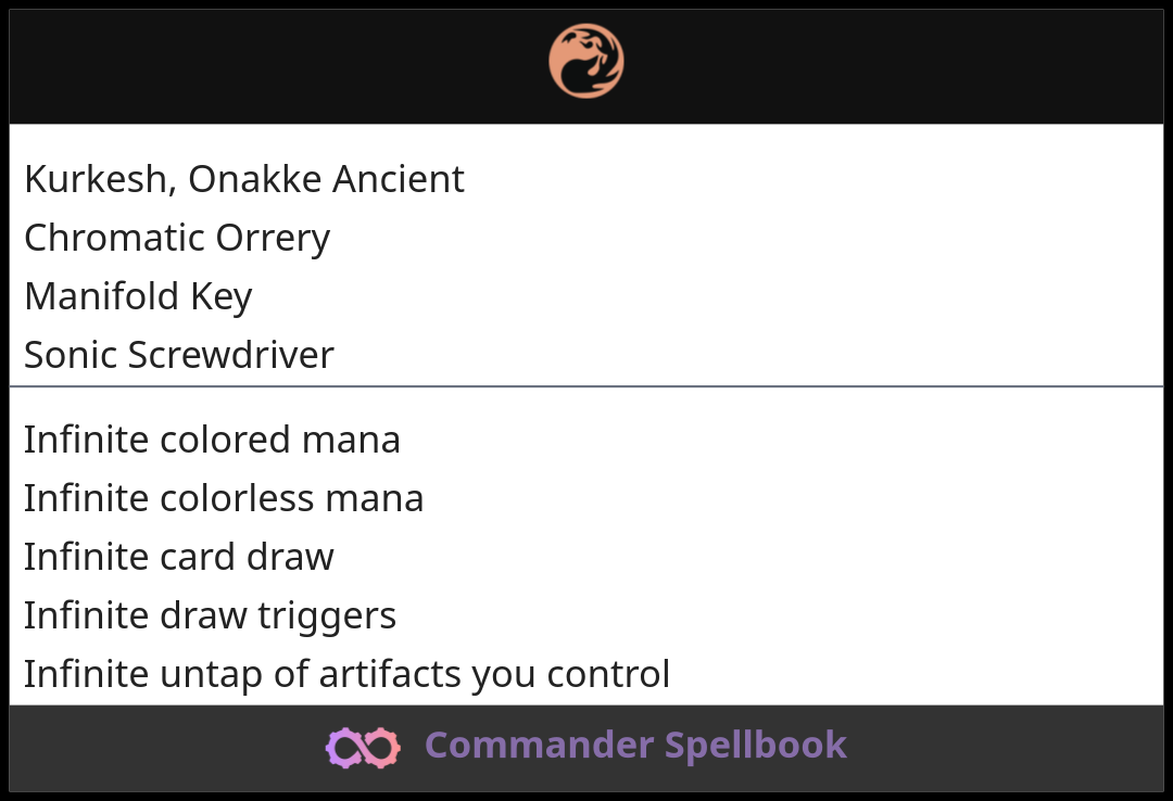 Kurkesh, Onakke Ancient | Chromatic Orrery | Manifold Key (and one ...