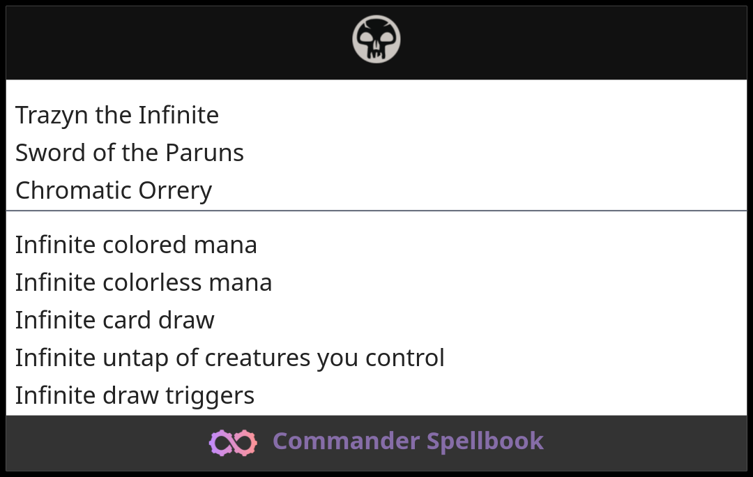 Trazyn the Infinite | Sword of the Paruns | Chromatic Orrery