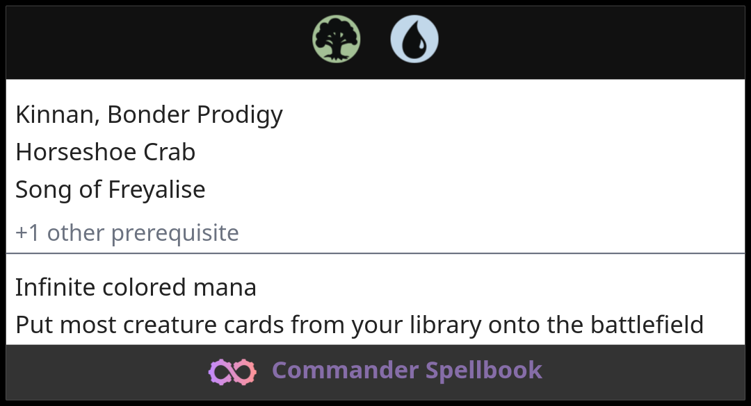 Kinnan, Bonder Prodigy | Horseshoe Crab | Song of Freyalise