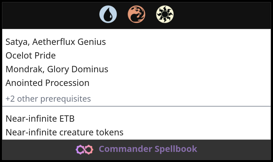 Satya, Aetherflux Genius | Ocelot Pride | Mondrak, Glory Dominus (and ...