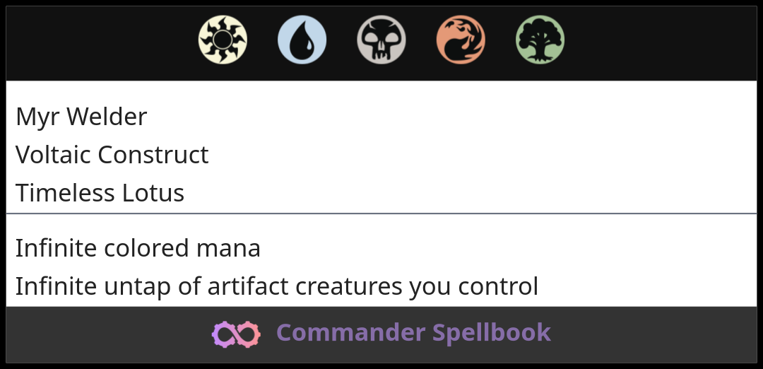Myr Welder | Voltaic Construct | Timeless Lotus
