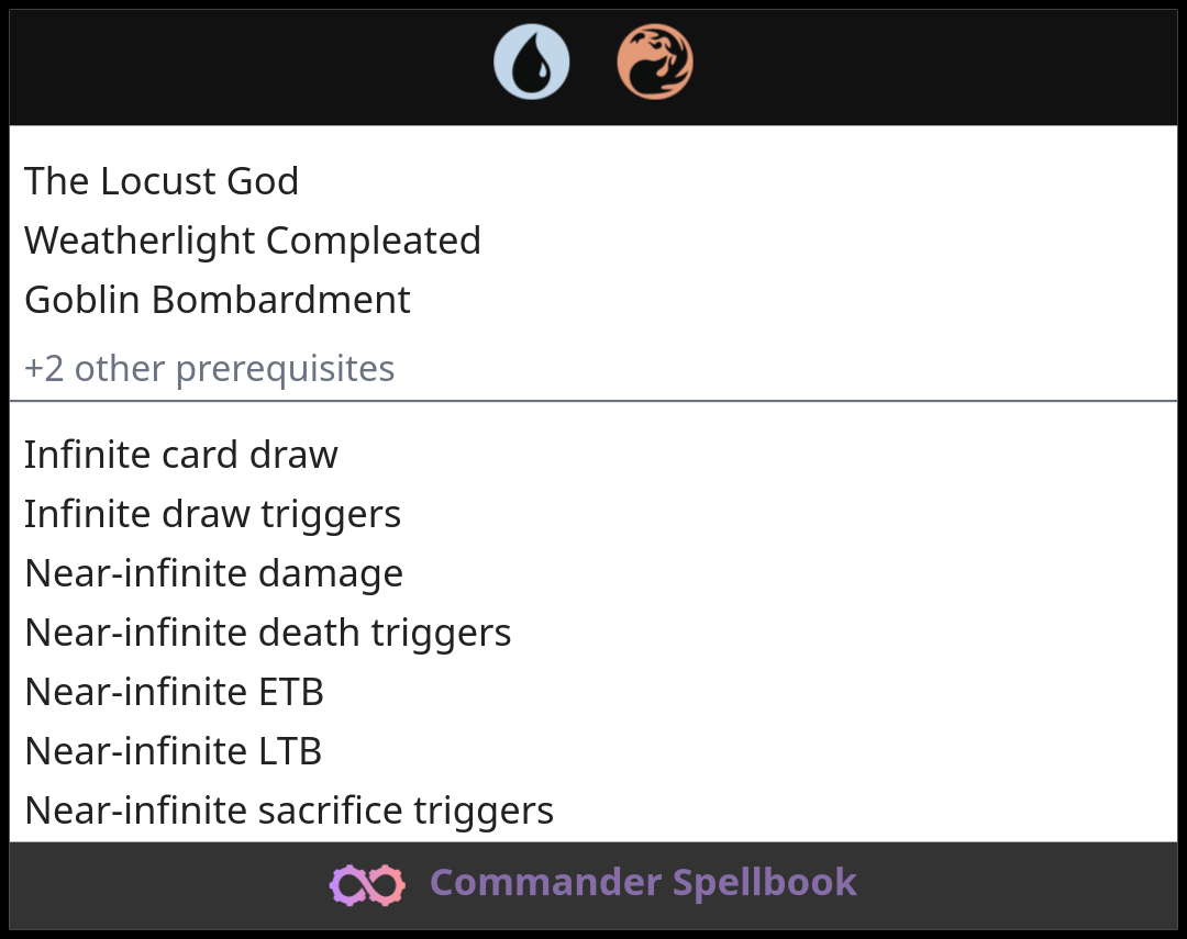 The Locust God | Weatherlight Compleated | Goblin Bombardment