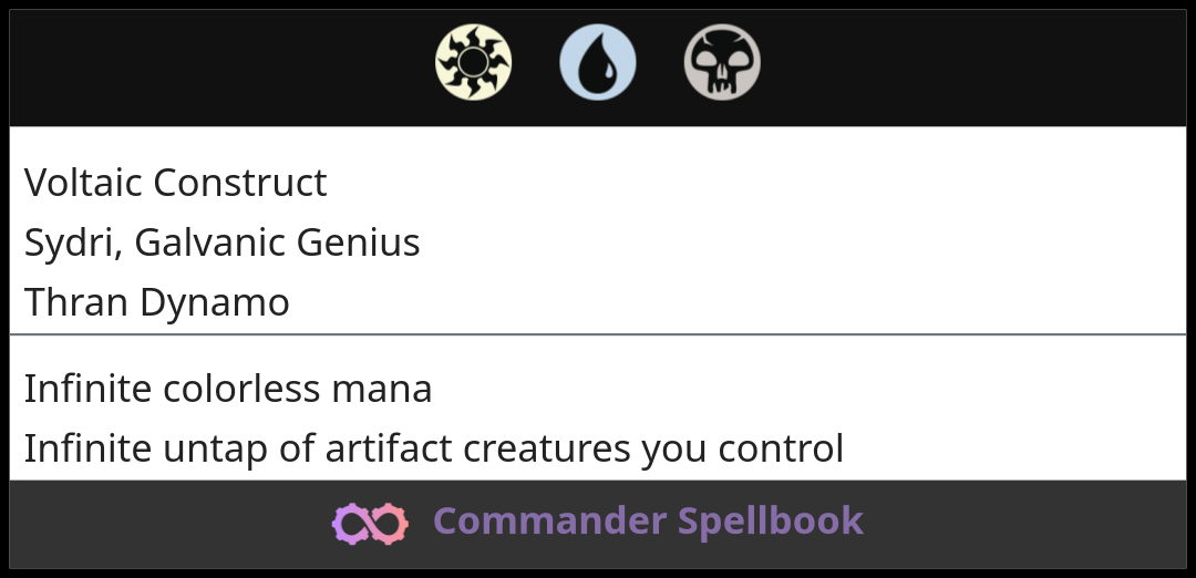 Voltaic Construct | Sydri, Galvanic Genius | Thran Dynamo