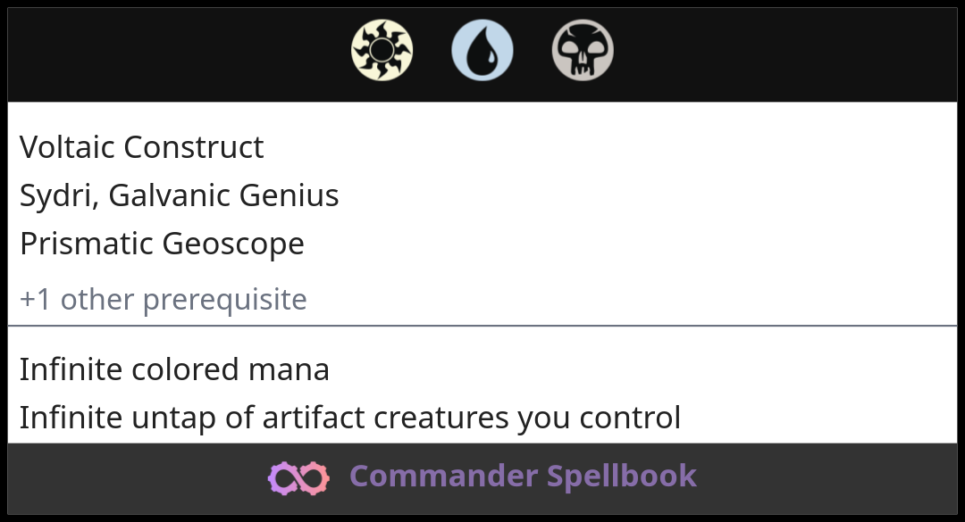Voltaic Construct | Sydri, Galvanic Genius | Prismatic Geoscope