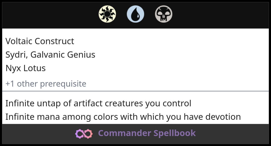 Voltaic Construct | Sydri, Galvanic Genius | Nyx Lotus