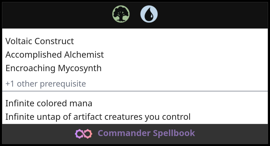 Voltaic Construct | Accomplished Alchemist | Encroaching Mycosynth