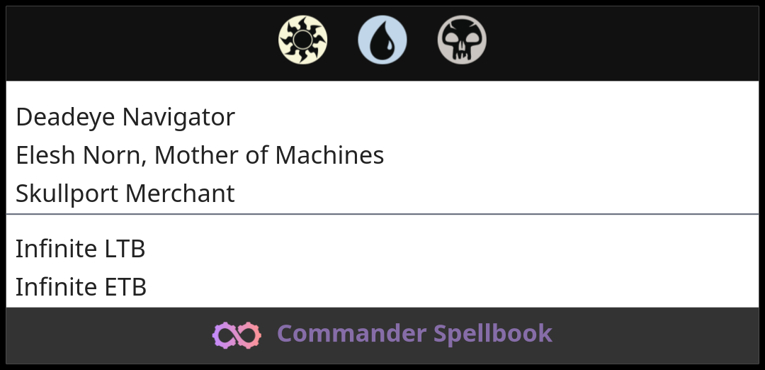 Deadeye Navigator | Elesh Norn, Mother of Machines | Skullport Merchant
