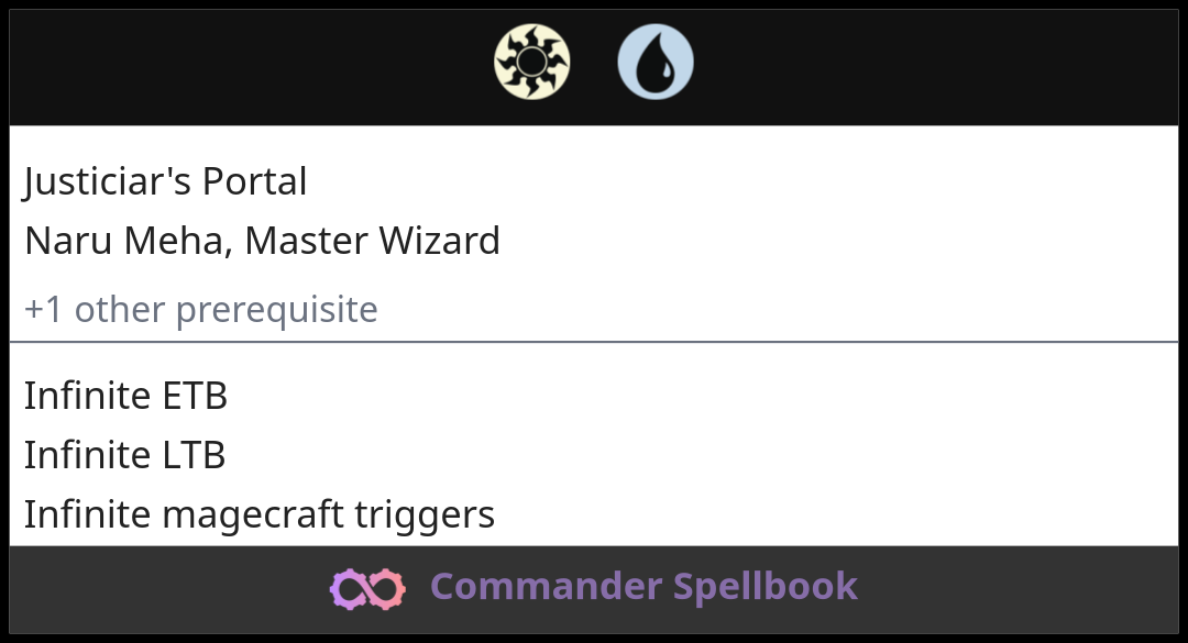 Justiciar's Portal | Naru Meha, Master Wizard