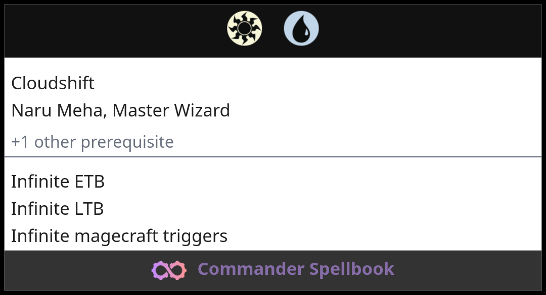 Cloudshift | Naru Meha, Master Wizard