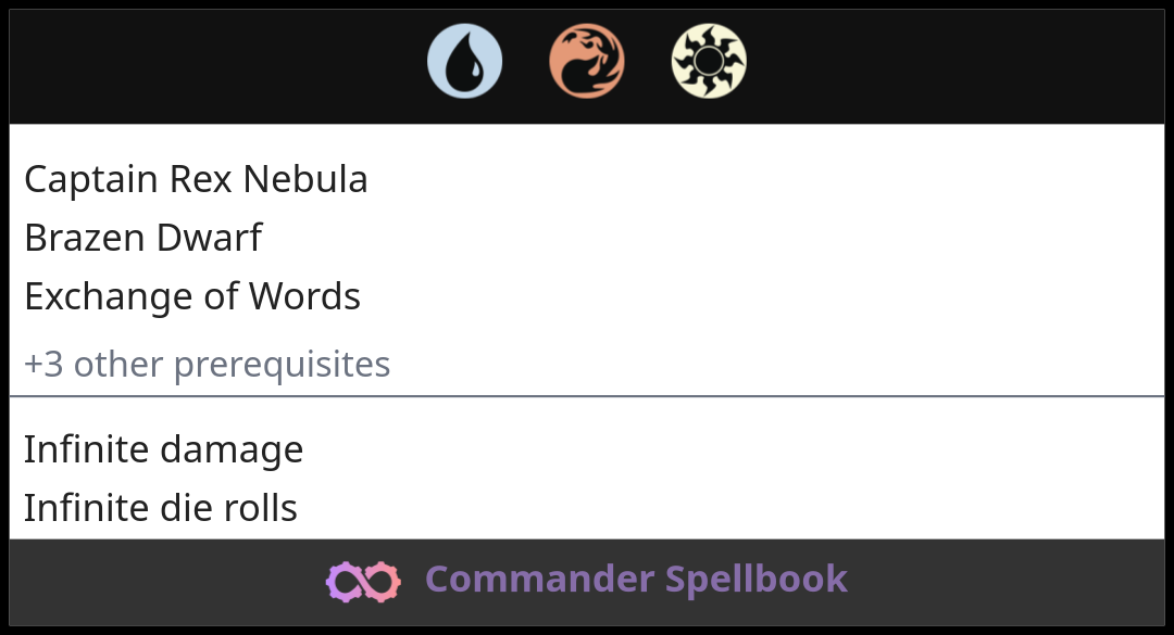 Captain Rex Nebula | Brazen Dwarf | Exchange of Words