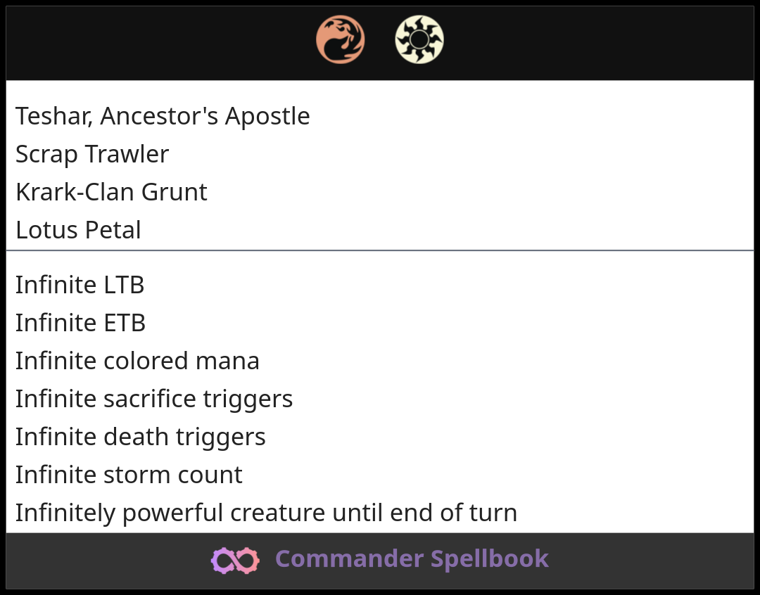 Teshar, Ancestor's Apostle | Scrap Trawler | Krark-Clan Grunt (and one ...