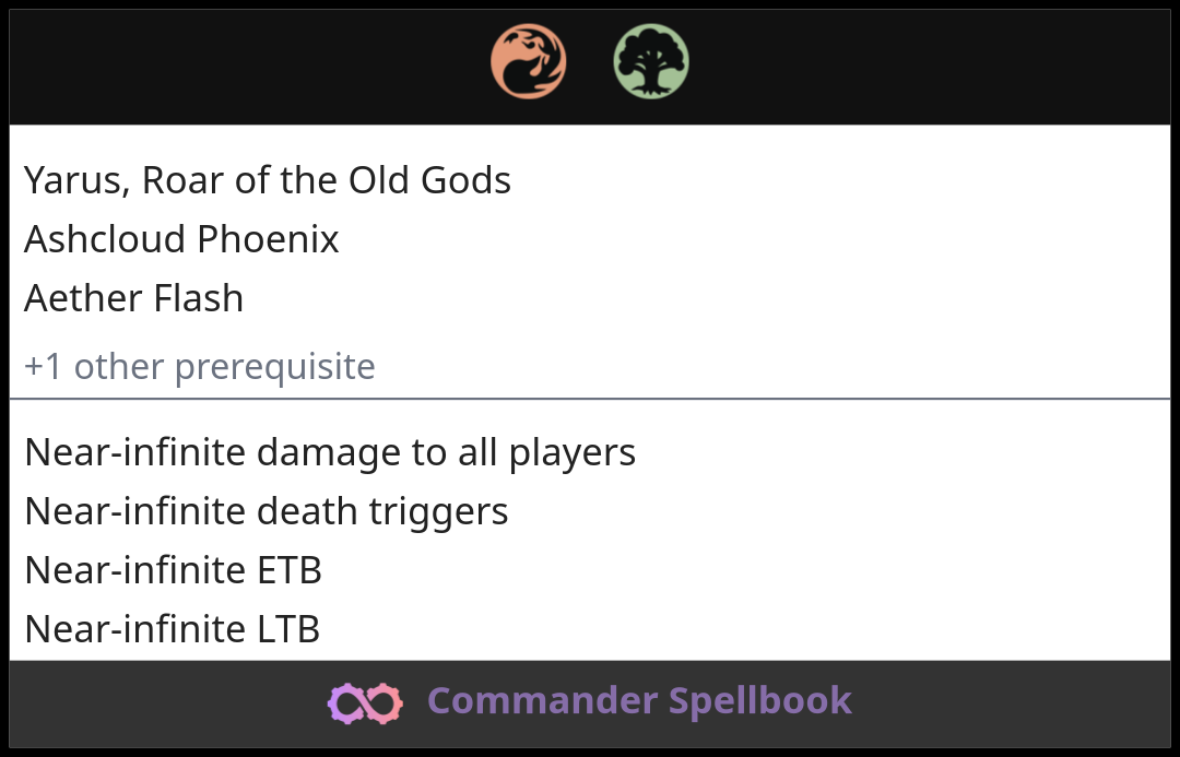 Yarus, Roar of the Old Gods | Ashcloud Phoenix | Aether Flash