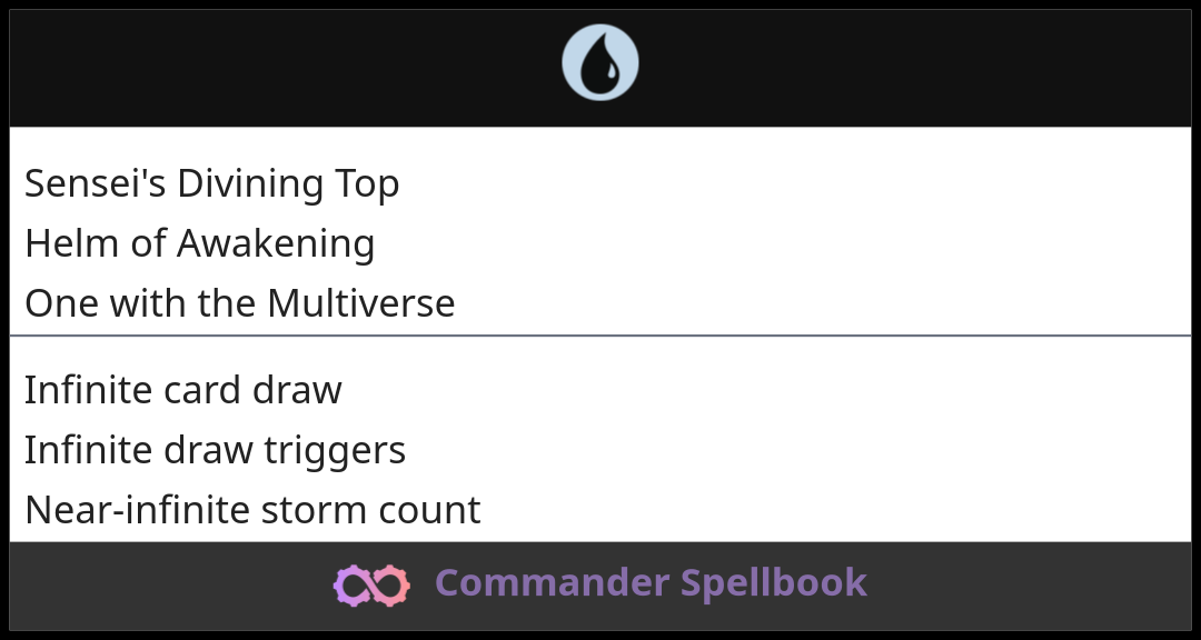 Sensei's Divining Top | Helm of Awakening | One with the Multiverse