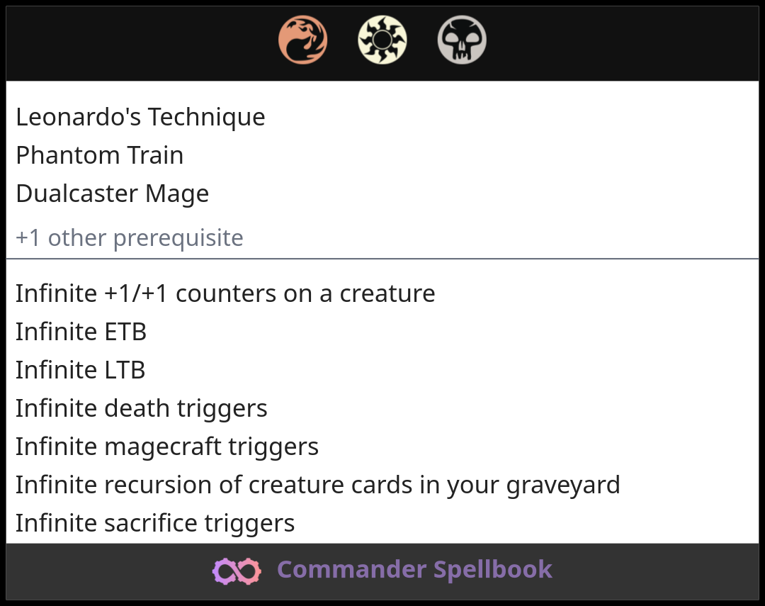 Leonardo's Technique | Phantom Train | Dualcaster Mage