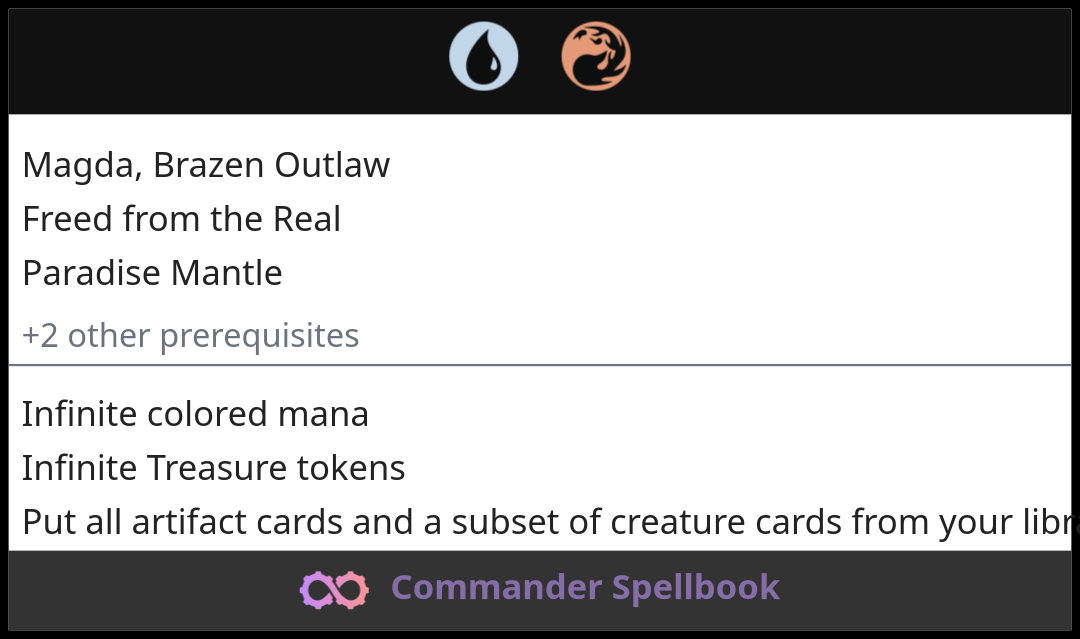 Magda, Brazen Outlaw | Freed from the Real | Paradise Mantle
