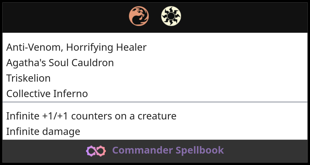 Anti-Venom, Horrifying Healer | Agatha's Soul Cauldron | Triskelion ...