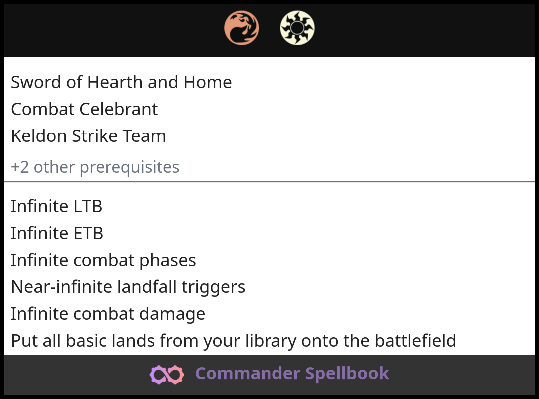 Sword of Hearth and Home | Combat Celebrant | Keldon Strike Team