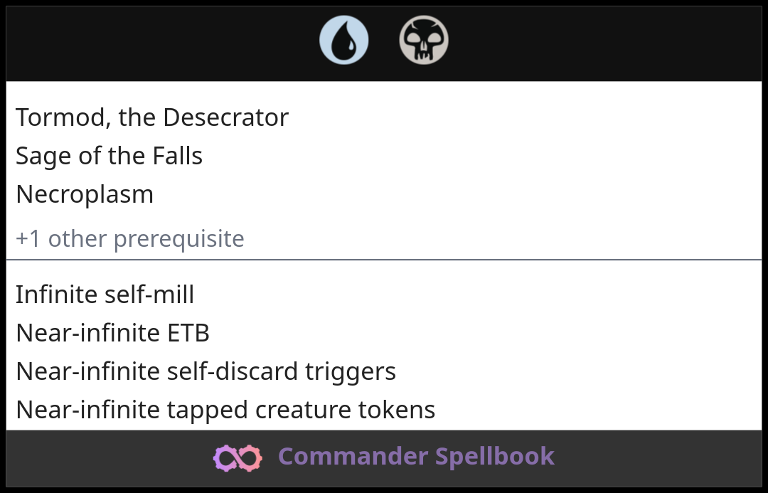 Tormod, the Desecrator | Sage of the Falls | Necroplasm