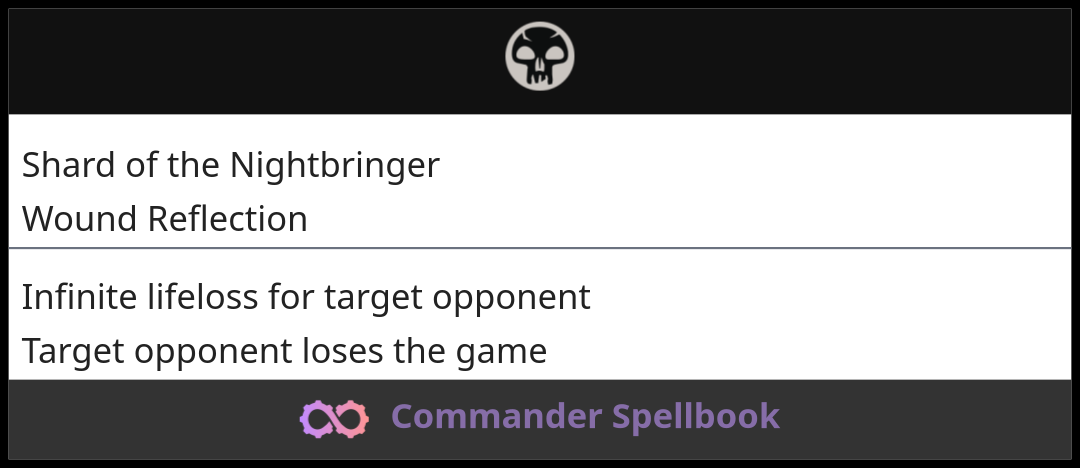 Shard of the Nightbringer | Wound Reflection