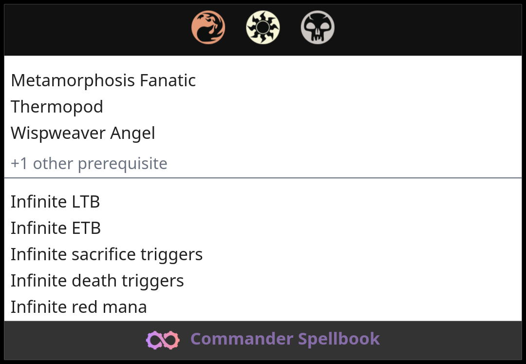 Metamorphosis Fanatic | Thermopod | Wispweaver Angel