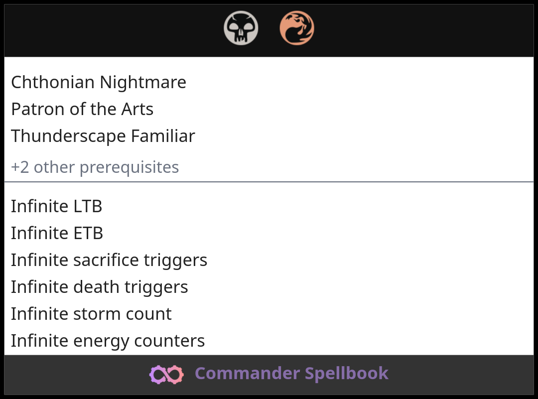 Chthonian Nightmare | Patron of the Arts | Thunderscape Familiar