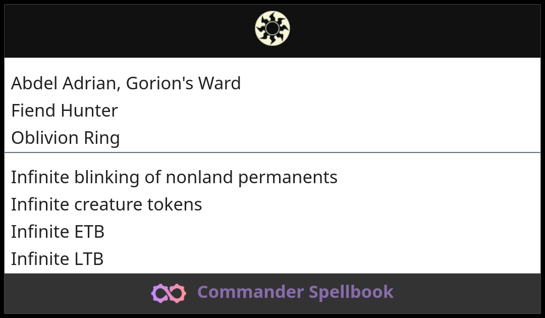 Abdel Adrian, Gorion's Ward | Fiend Hunter | Oblivion Ring
