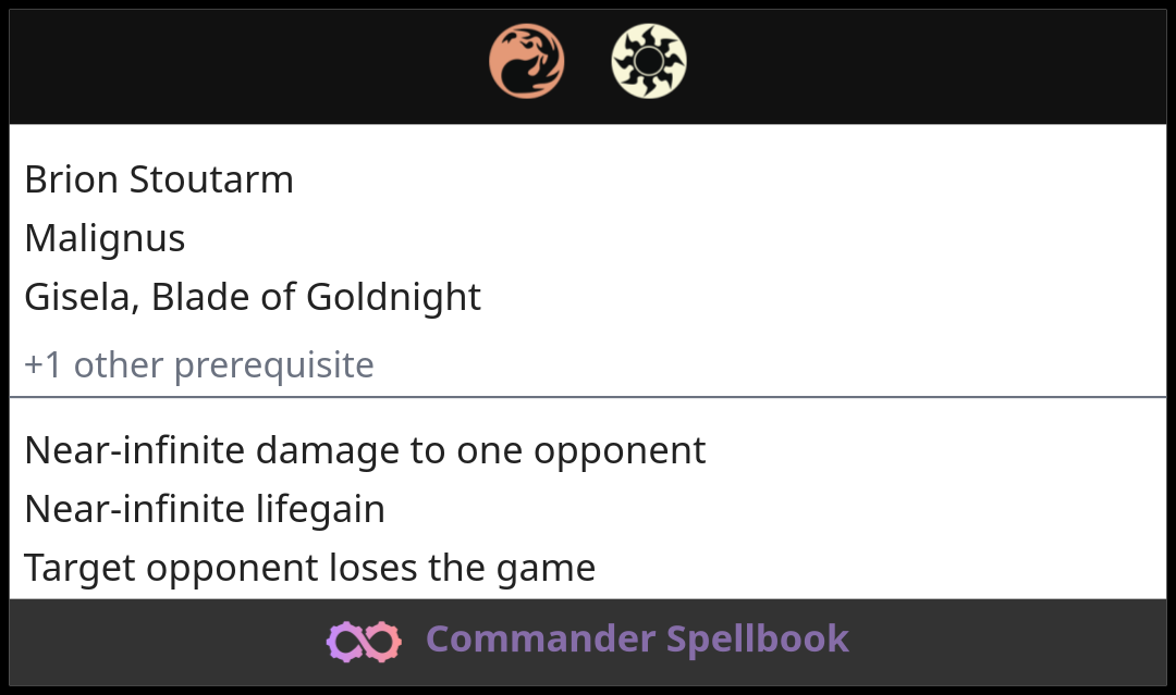 Brion Stoutarm | Malignus | Gisela, Blade of Goldnight
