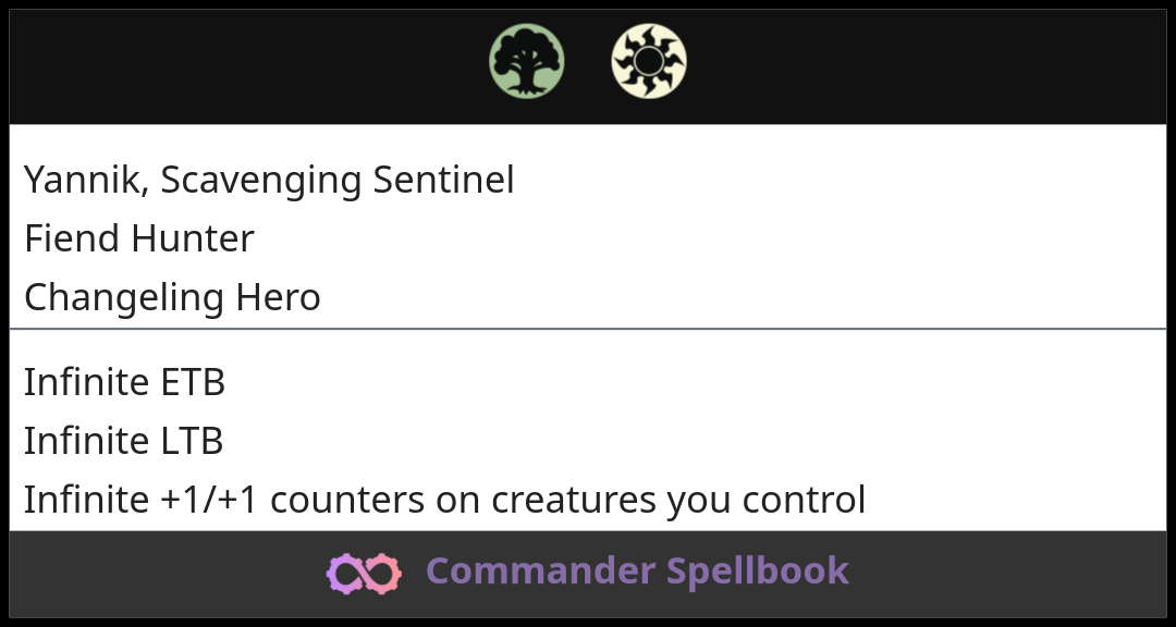 Yannik, Scavenging Sentinel | Fiend Hunter | Changeling Hero