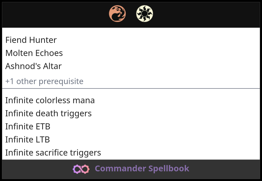 Fiend Hunter | Molten Echoes | Ashnod's Altar