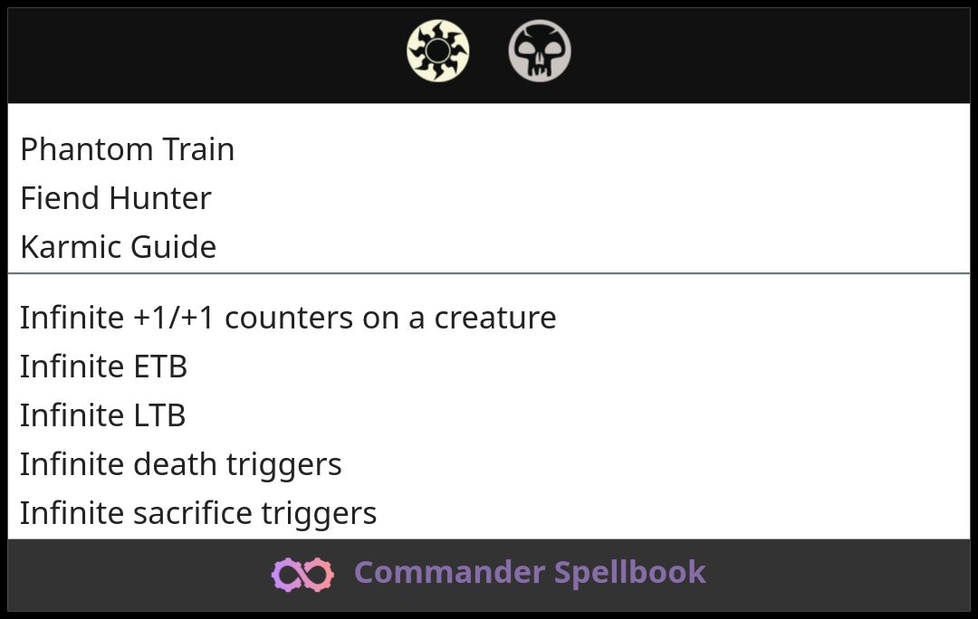 Phantom Train | Fiend Hunter | Karmic Guide