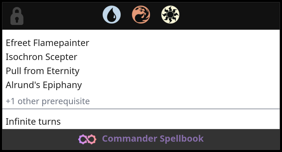 Efreet Flamepainter | Isochron Scepter | Pull from Eternity (and one ...