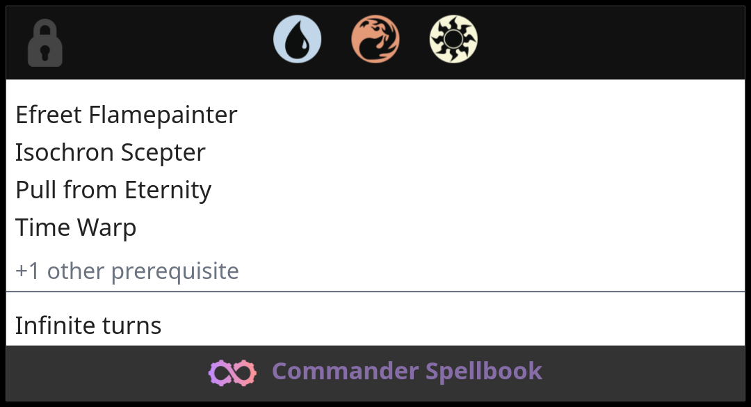 Efreet Flamepainter | Isochron Scepter | Pull from Eternity (and one ...