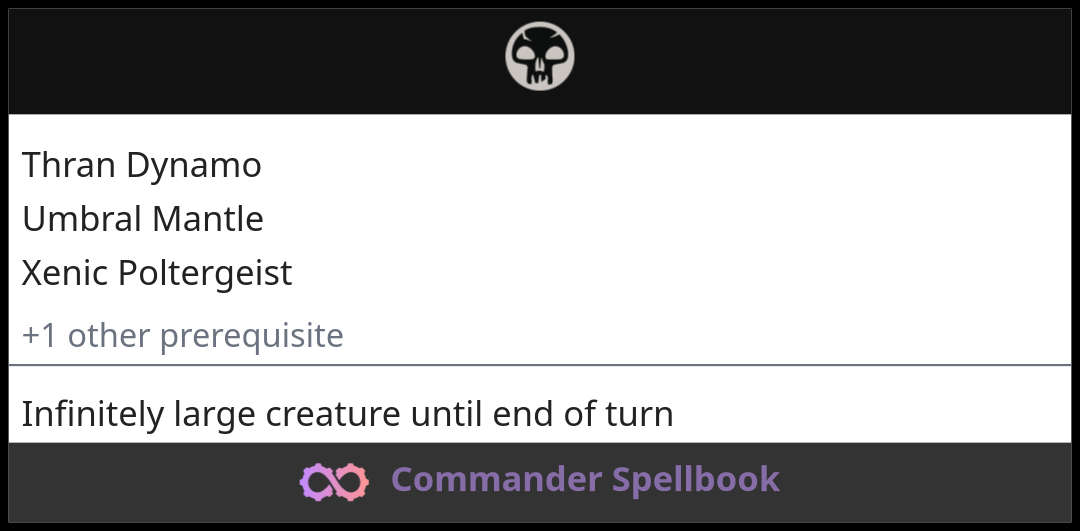 Thran Dynamo | Umbral Mantle | Xenic Poltergeist