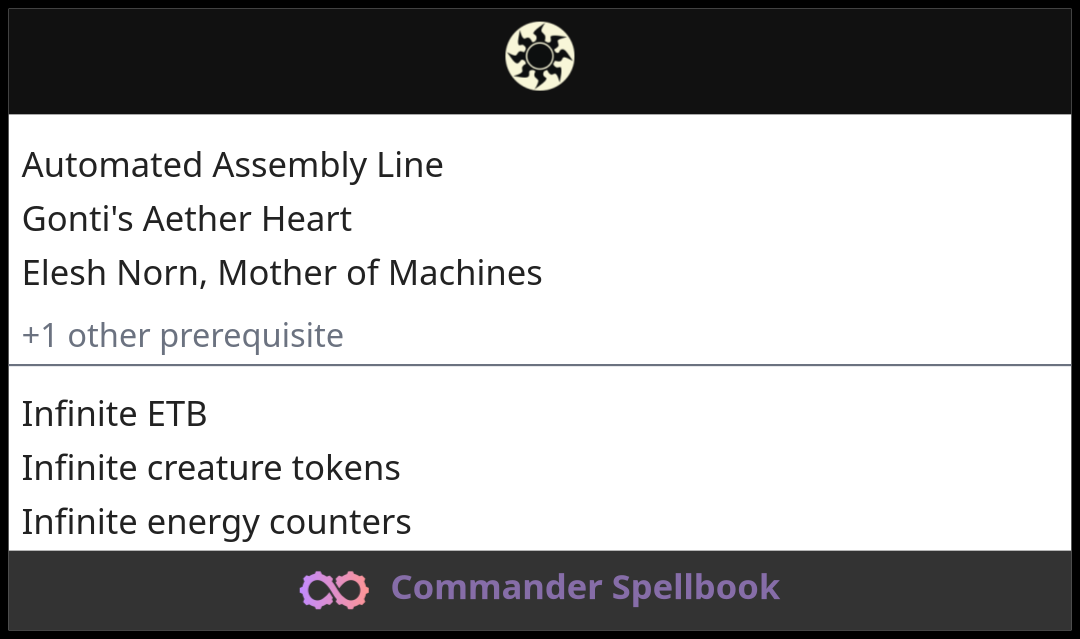 Automated Assembly Line | Gonti's Aether Heart | Elesh Norn, Mother of ...