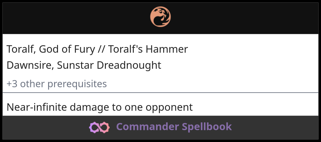 Toralf, God of Fury // Toralf's Hammer | Dawnsire, Sunstar Dreadnought