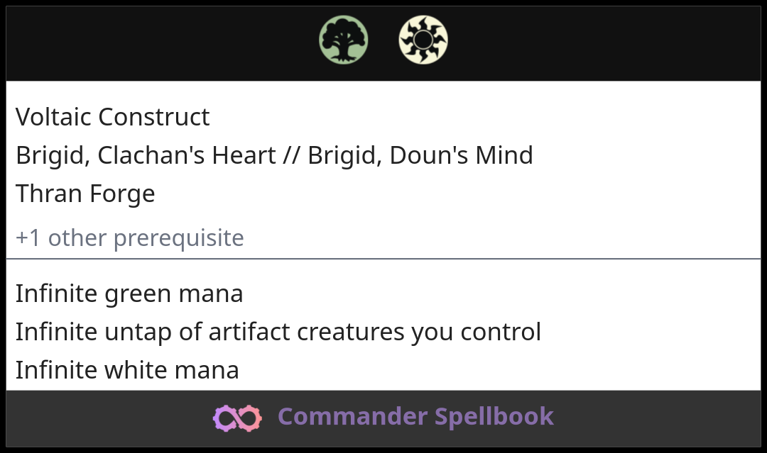 Voltaic Construct | Brigid, Clachan's Heart // Brigid, Doun's Mind ...