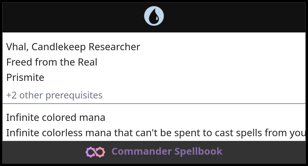 Vhal, Candlekeep Researcher | Freed from the Real | Prismite