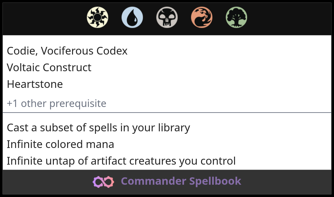 Codie, Vociferous Codex | Voltaic Construct | Heartstone