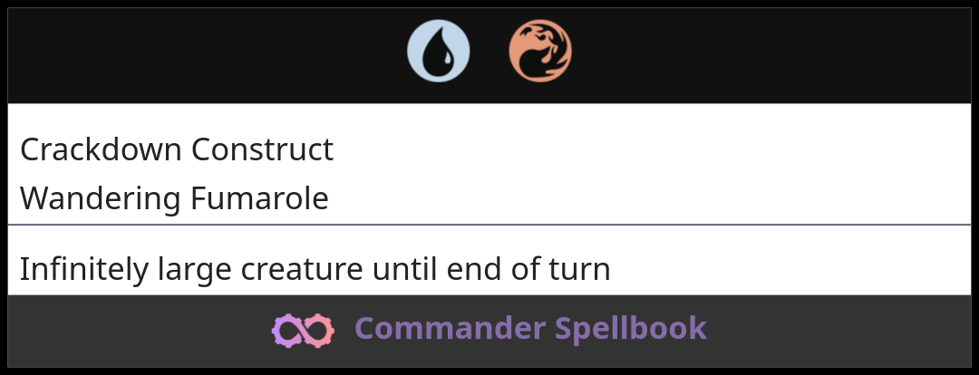 Crackdown Construct | Wandering Fumarole