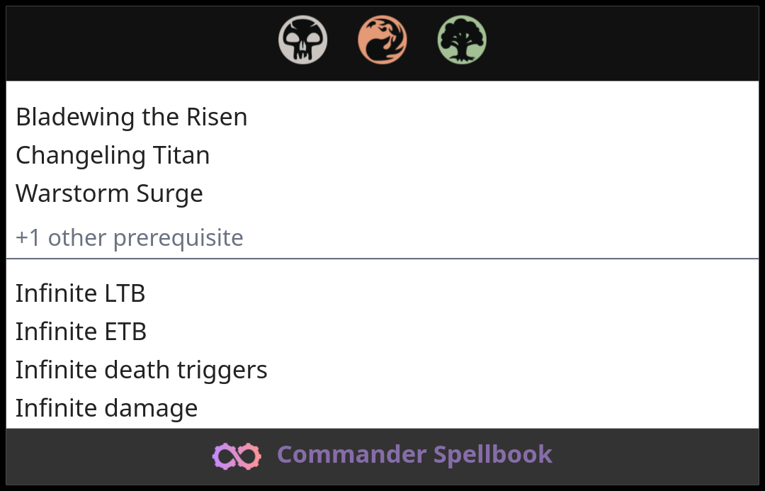 Bladewing the Risen | Changeling Titan | Warstorm Surge
