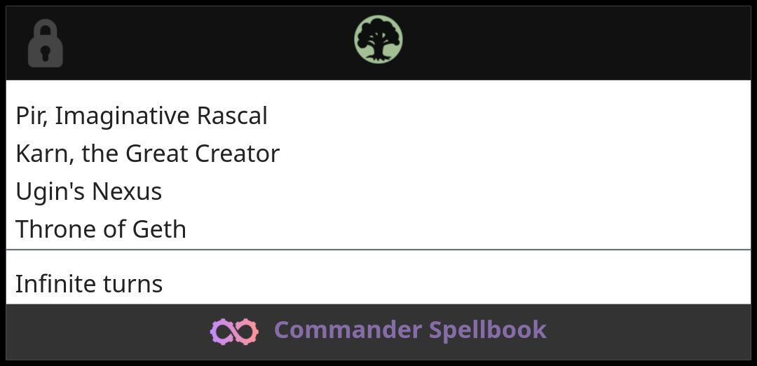 Pir, Imaginative Rascal | Karn, the Great Creator | Ugin's Nexus (and ...